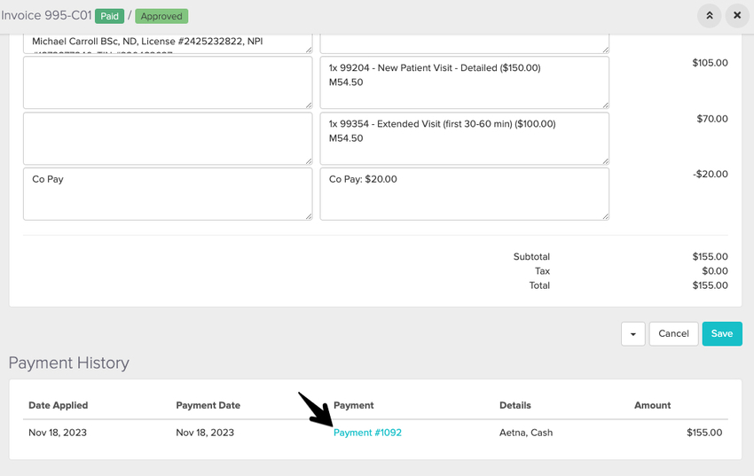 How to Edit the Received Dates of Payments - Jane App