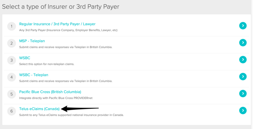 TELUS eClaims - Setting Up Your TELUS eClaims Integration - Jane App