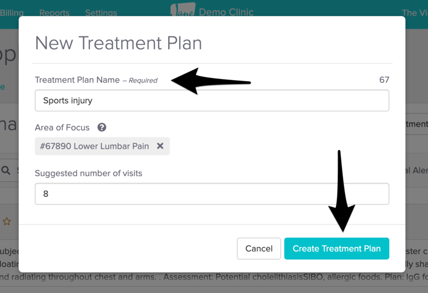 Treatment Plans | Jane App - Practice Management Software for Health ...