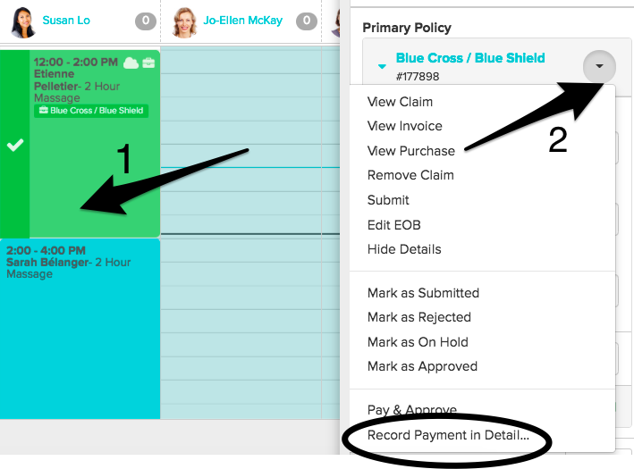 Receiving an Insurer Payment (EOB) - Jane App