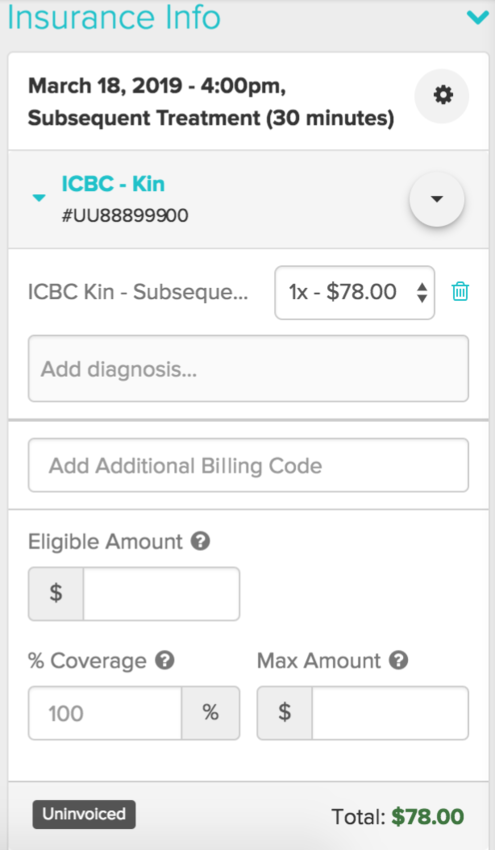 ICBC - Kinesiology - Jane App