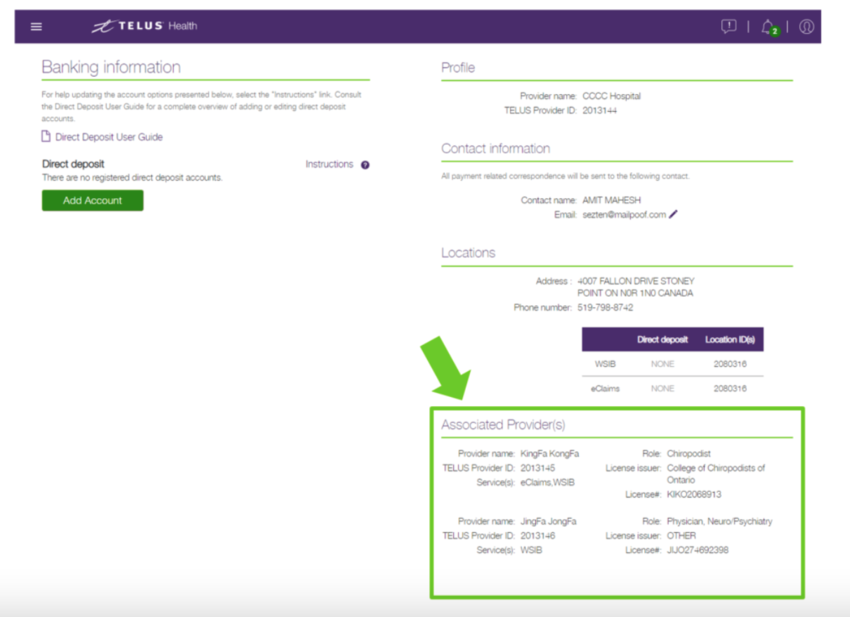 TELUS eClaims - Setting Up Your TELUS eClaims Integration - Jane App